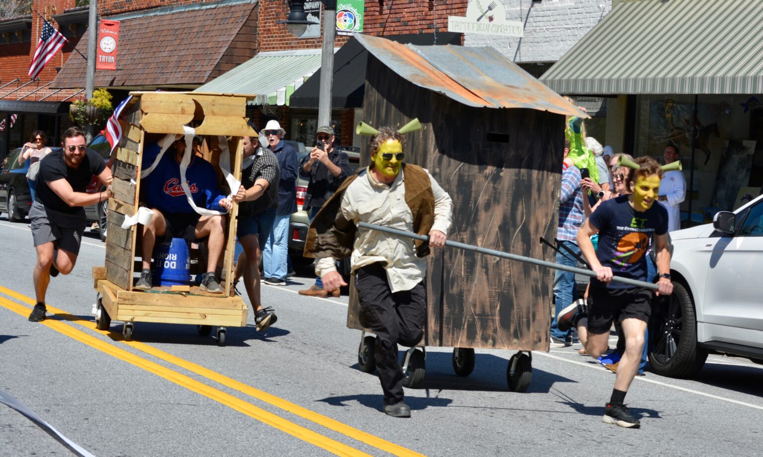 Outhouse Races – April Fools' Day in Tryon